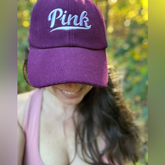 PINK Victoria's Secret | Accessories | Victorias Secret Pink Logo Wool ...